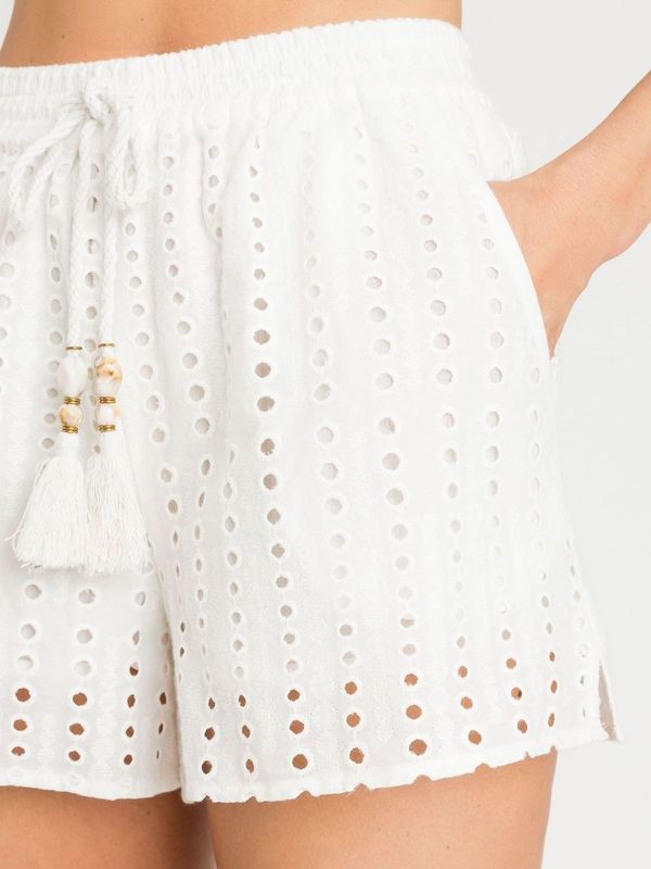 Short sangallo White Twin Set | InFashionStore